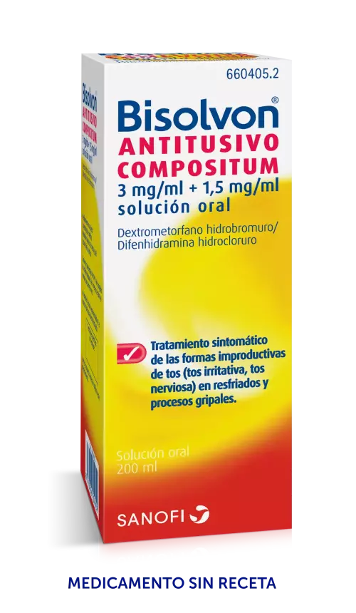 Bisolvon® Antitusivo Compositum | Antitusivo +6 años